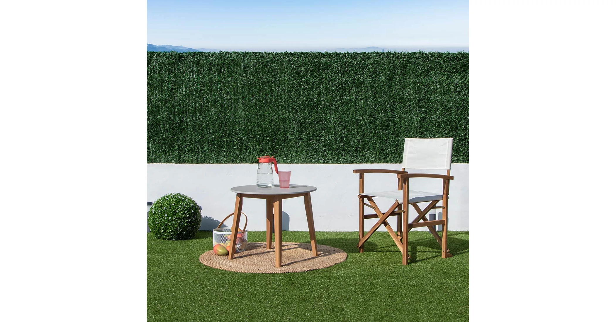 Nortene-Catral Hidenatur természetes hatású PVC műsövény 1x3m ...